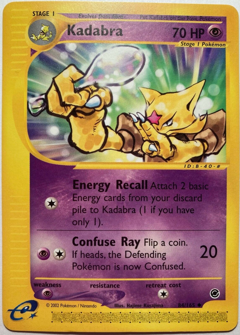 Kadabra (Expedition Base Set TCG) - WikiDex, la enciclopedia Pokémon