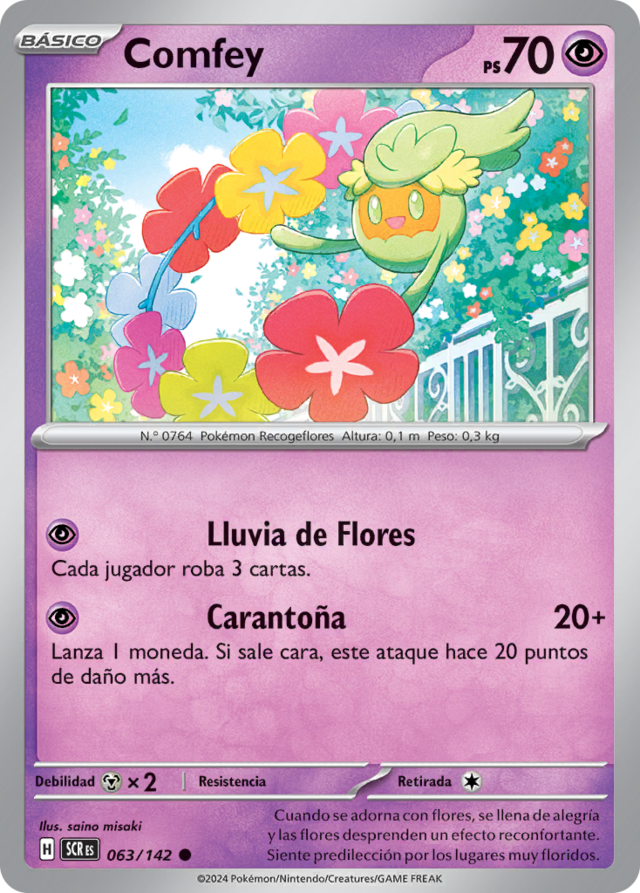 Comfey (Corona Astral TCG) - WikiDex, la enciclopedia Pokémon