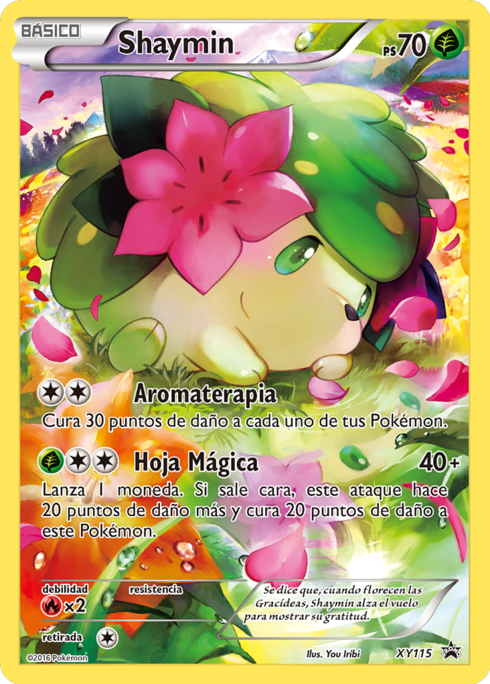 Shaymin (XY Promo 115 TCG) - WikiDex, la enciclopedia Pokémon