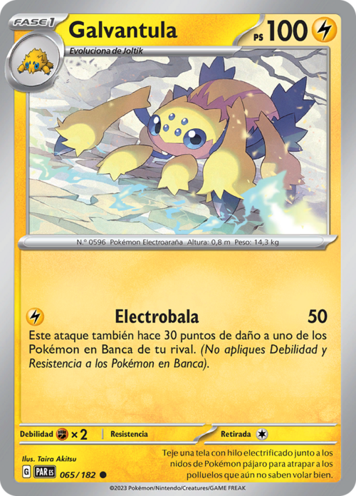 Galvantula (Brecha Paradójica TCG) - WikiDex, la enciclopedia Pokémon