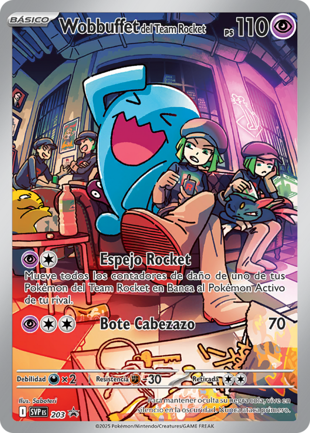 Archivo:Wobbuffet del Team Rocket (SV Promo 203 ES TCG).png - WikiDex ...