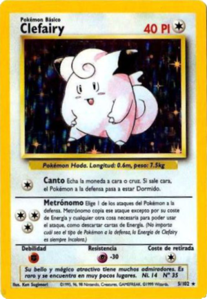 Clefairy (Base Set TCG) - WikiDex, la enciclopedia Pokémon