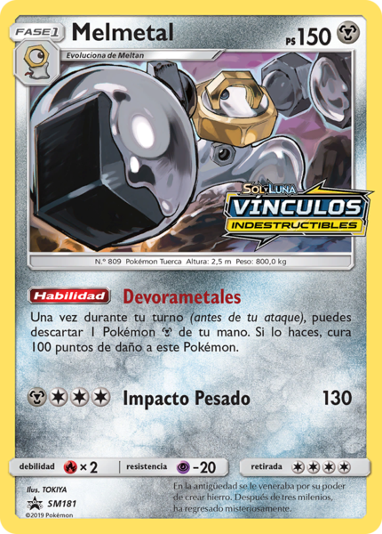 Melmetal (Vínculos Indestructibles TCG) - WikiDex, la enciclopedia Pokémon