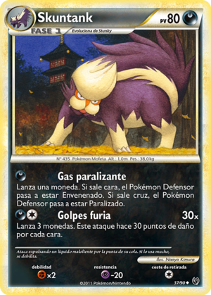 Stunky (Intrépidos TCG) - WikiDex, la enciclopedia Pokémon