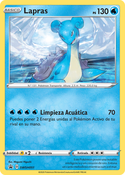 Lapras (Espada y Escudo TCG) - WikiDex, la enciclopedia Pokémon