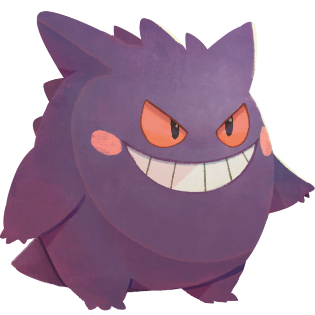 Archivo:Gengar Café Mix.png - WikiDex, la enciclopedia Pokémon