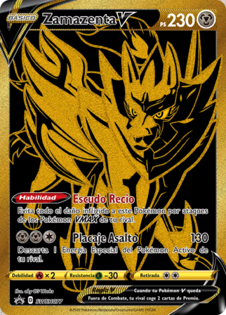Zamazenta V (Espada y Escudo TCG) - WikiDex, la enciclopedia Pokémon