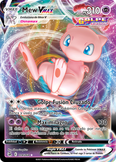 Mew VMAX (Golpe Fusión TCG) - WikiDex, la enciclopedia Pokémon