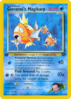 Giovanni's Magikarp (Gym Challenge TCG) - WikiDex, la enciclopedia Pokémon