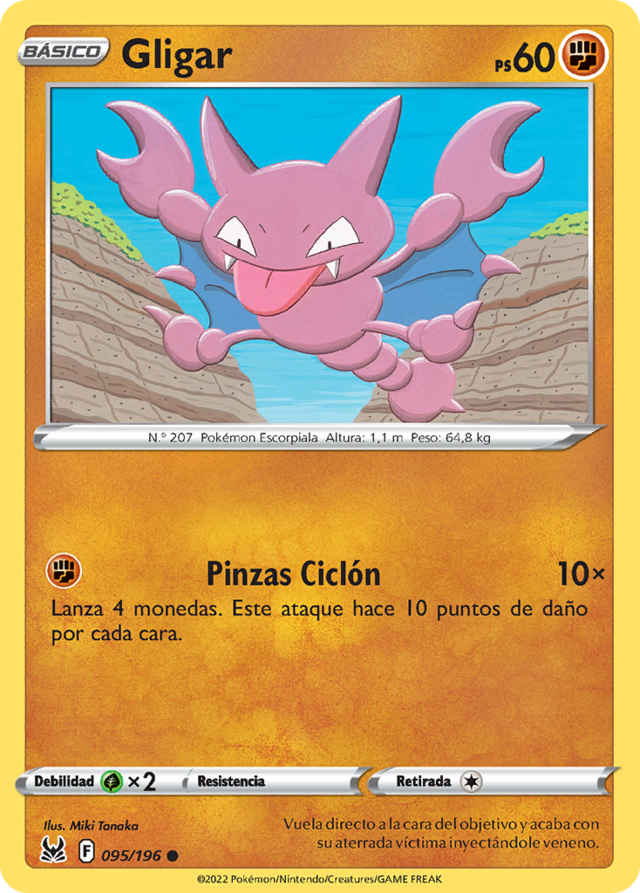 Gligar (Origen Perdido TCG) - WikiDex, la enciclopedia Pokémon
