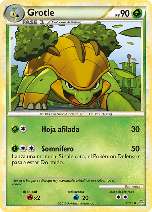 Grotle (Liberados TCG) - WikiDex, la enciclopedia Pokémon