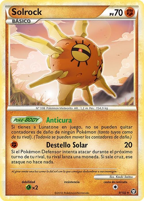 Solrock (Triunfadores TCG) - WikiDex, la enciclopedia Pokémon