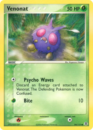 Venomoth (FireRed & LeafGreen TCG) - WikiDex, la enciclopedia Pokémon