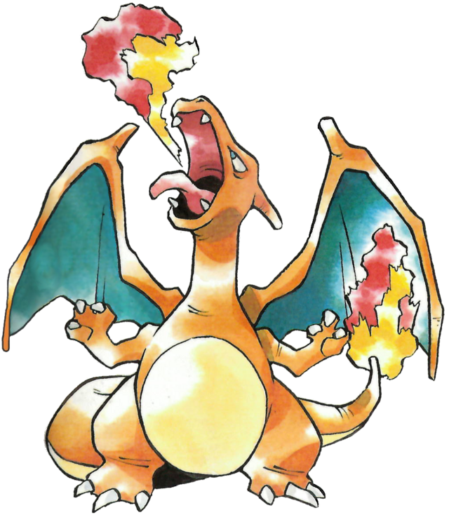 Archivo:Charizard en Rojo y Verde.png - WikiDex, la enciclopedia Pokémon