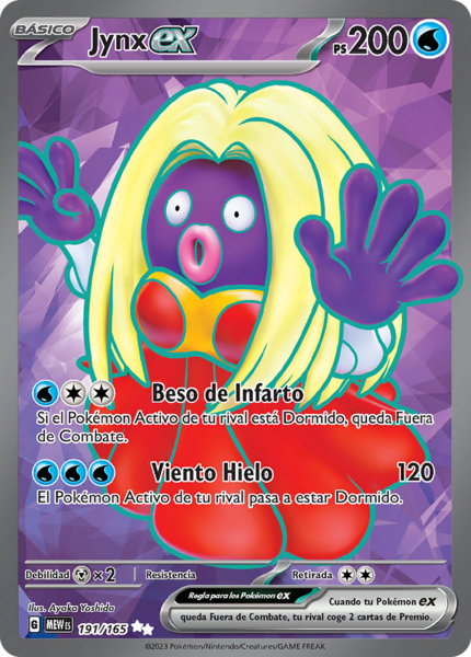 Jynx ex (151 TCG) - WikiDex, la enciclopedia Pokémon
