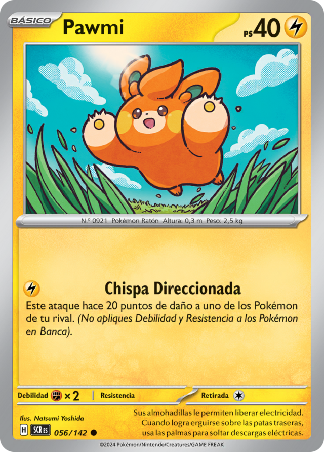 Pawmi (Corona Astral TCG) - WikiDex, la enciclopedia Pokémon