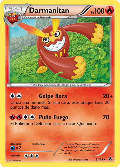 Darmanitan (Fuerzas Emergentes TCG) - WikiDex, la enciclopedia Pokémon