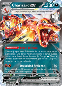 Charizard ex (Llamas Obsidianas TCG) - WikiDex, la enciclopedia Pokémon