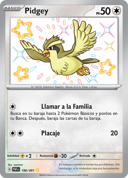 Pidgey (151 TCG) - WikiDex, la enciclopedia Pokémon