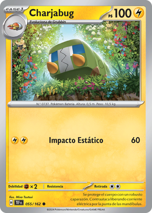 Charjabug (Fuerzas Temporales TCG) - WikiDex, la enciclopedia Pokémon