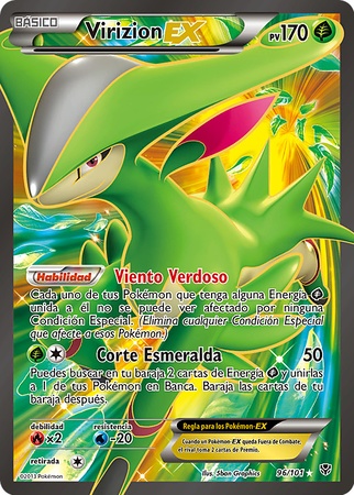 Virizion-EX (Explosión Plasma TCG) - WikiDex, la enciclopedia Pokémon