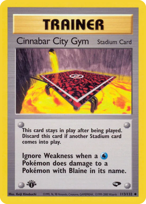 Cinnabar City Gym (TCG) - WikiDex, la enciclopedia Pokémon