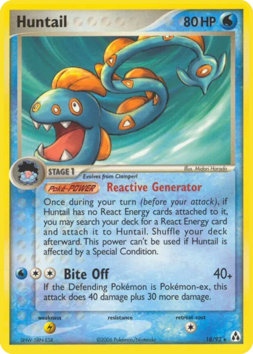Huntail (Legend Maker TCG) - WikiDex, la enciclopedia Pokémon