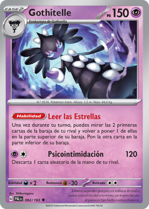 Gothita (Evoluciones en Paldea TCG) - WikiDex, la enciclopedia Pokémon