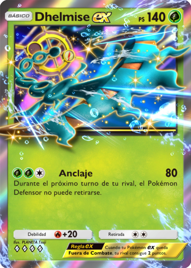 Dhelmise ex (Guardianes Celestiales TCG Pocket) - WikiDex, la ...