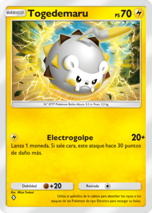 Togedemaru (Guardianes Celestiales TCG Pocket) - WikiDex, la ...