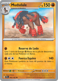Mudbray (Fuerzas Temporales TCG) - WikiDex, la enciclopedia Pokémon