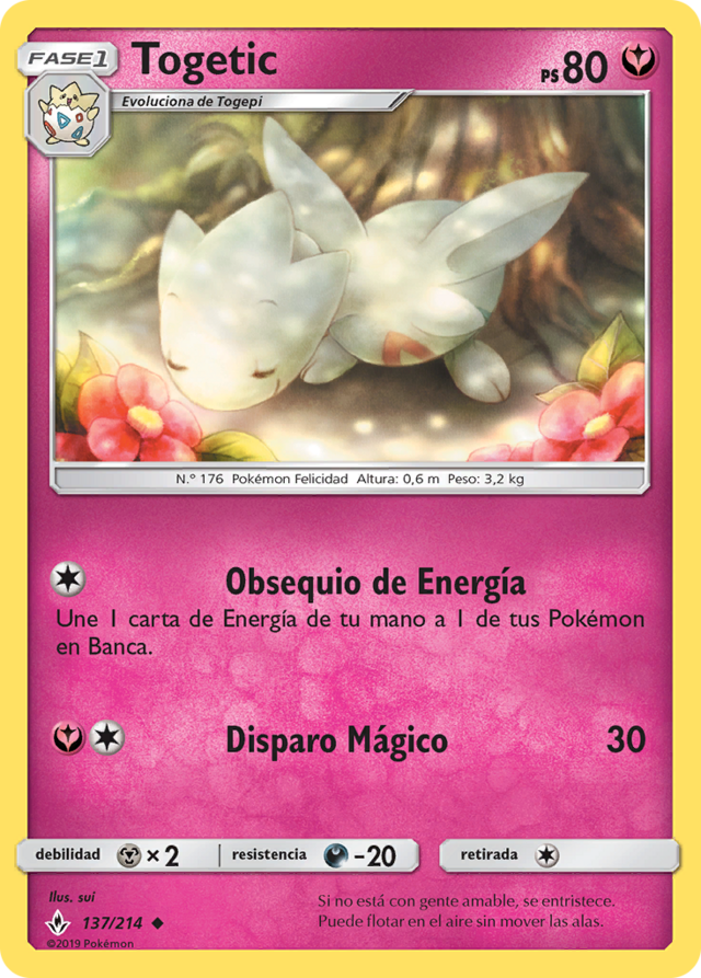 Togetic (Vínculos Indestructibles TCG) - WikiDex, la enciclopedia Pokémon