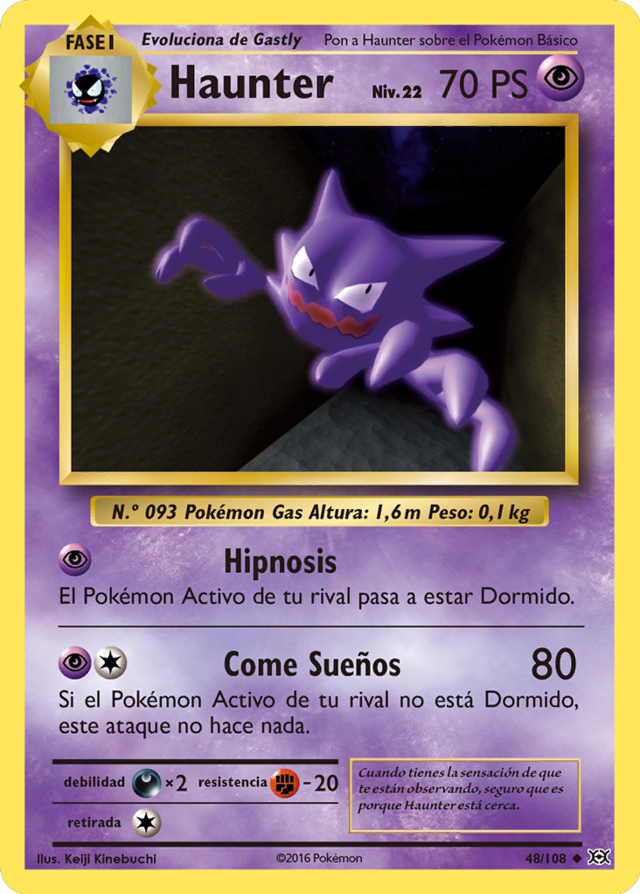 Haunter (Evoluciones TCG) - WikiDex, la enciclopedia Pokémon