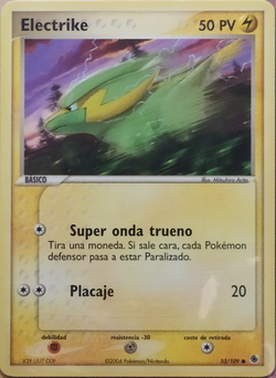 Electrike (Rubí & Zafiro 53 TCG) - WikiDex, la enciclopedia Pokémon