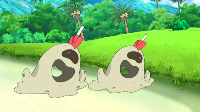 Archivo:EP1053 Sandygast.png - WikiDex, la enciclopedia Pokémon