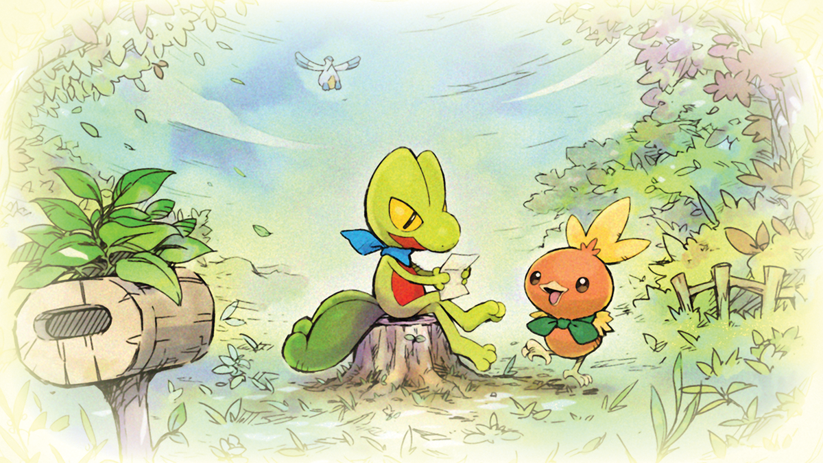 Archivo:Artwork de Treecko y Torchic MMERDX.png - WikiDex, la ...