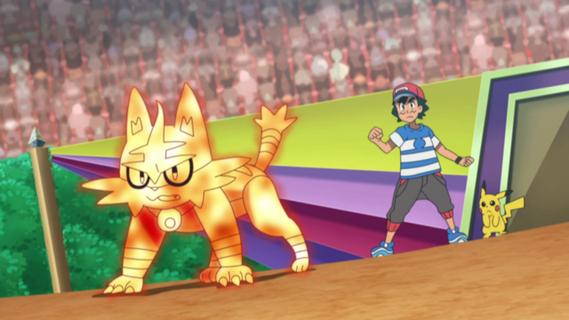 Archivo:EP1086 Torracat en llamas.png - WikiDex, la enciclopedia Pokémon