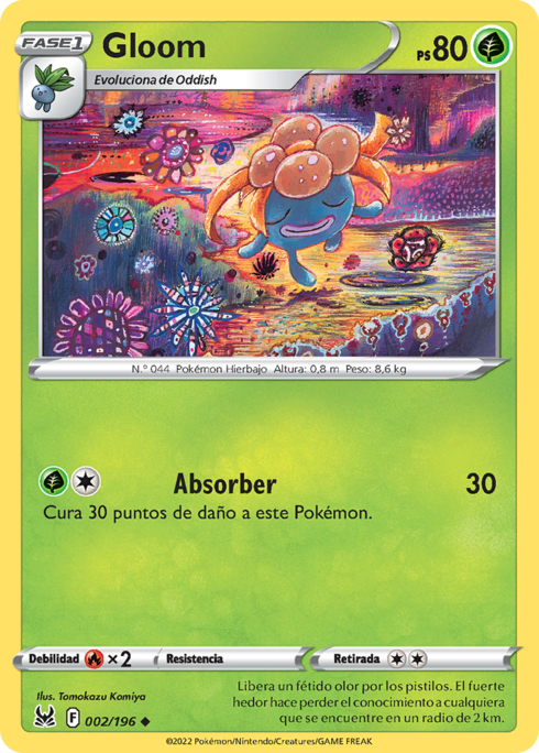 Gloom (Origen Perdido TCG) - WikiDex, la enciclopedia Pokémon