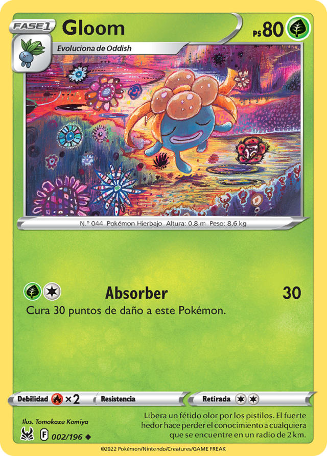 Gloom (Origen Perdido TCG) - WikiDex, la enciclopedia Pokémon