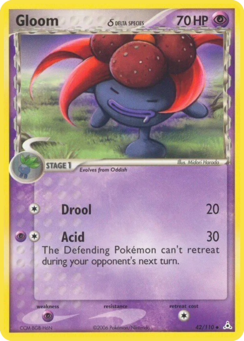 Gloom δ (Holon Phantoms TCG) - WikiDex, la enciclopedia Pokémon
