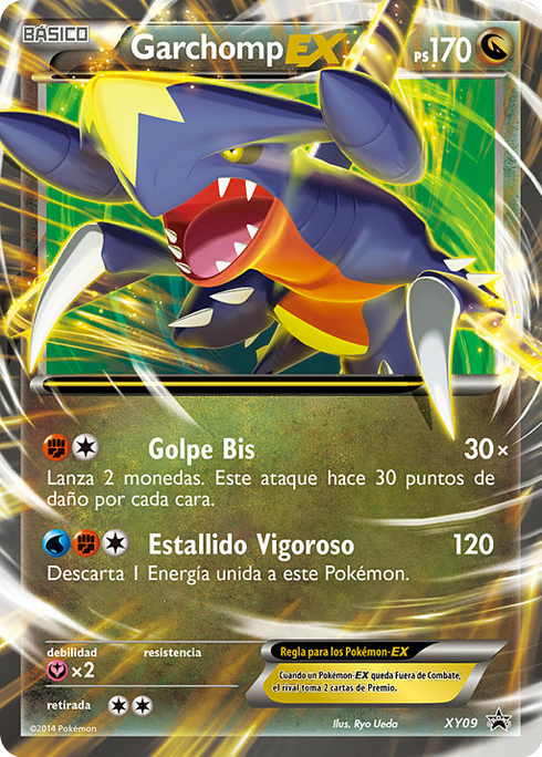 Garchomp-EX (XY Promo 9 TCG) - WikiDex, la enciclopedia Pokémon