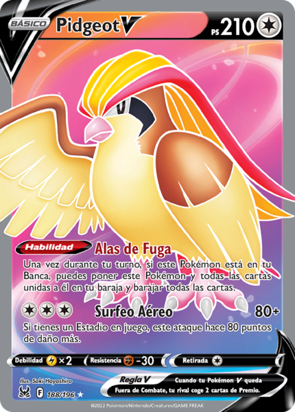 Pidgeot V (Origen Perdido TCG) - WikiDex, la enciclopedia Pokémon