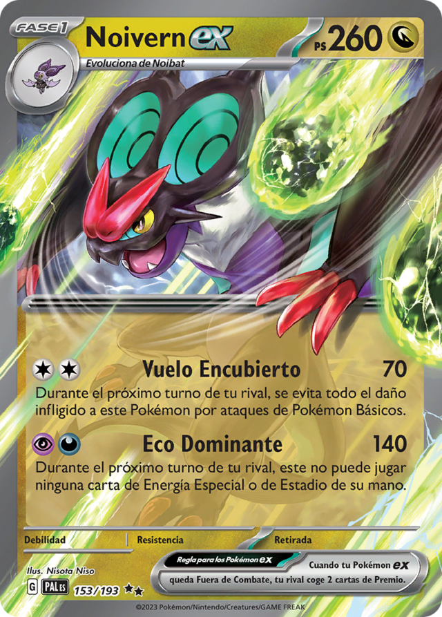 Noivern ex (Evoluciones en Paldea TCG) - WikiDex, la enciclopedia Pokémon