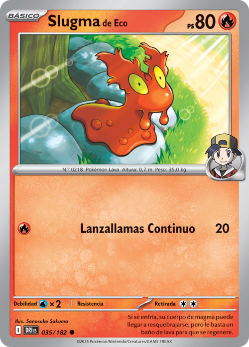 Slugma de Ethan (Rivales Predestinados TCG)/Slugma de Eco (Rivales ...