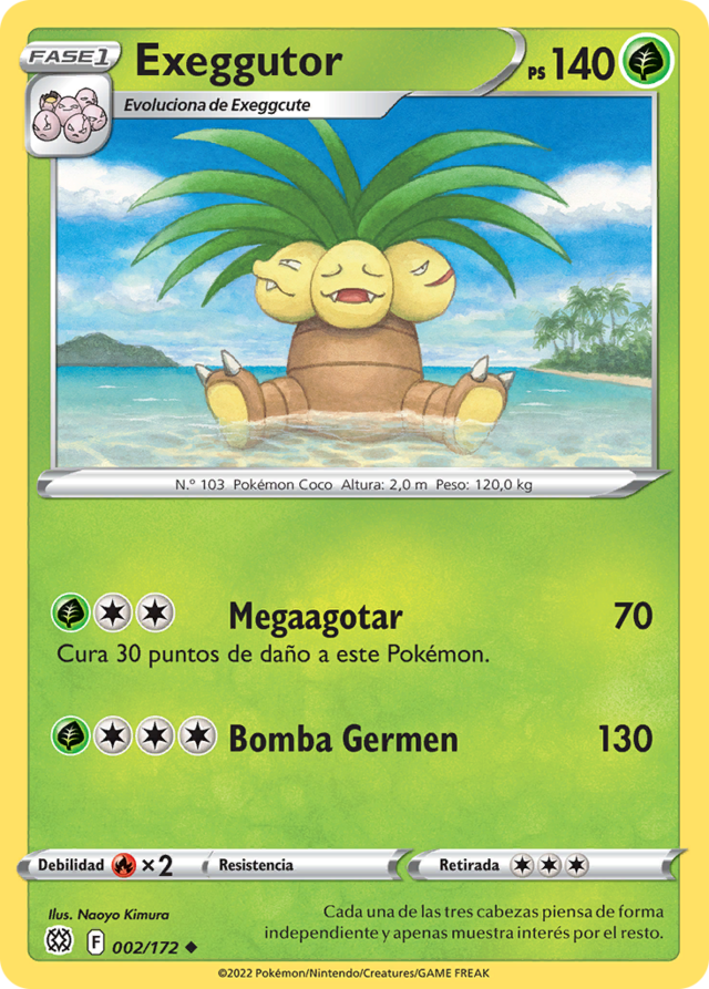 Exeggutor (Astros Brillantes TCG) - WikiDex, la enciclopedia Pokémon
