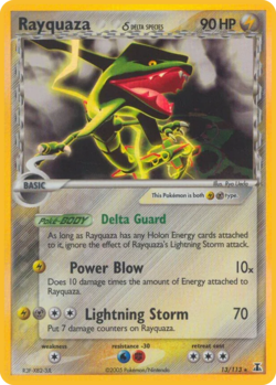 Rayquaza δ (Delta Species TCG) - WikiDex, la enciclopedia Pokémon