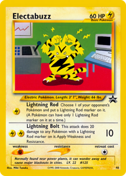 Electabuzz (WoTC Promo 46 TCG) - WikiDex, la enciclopedia Pokémon