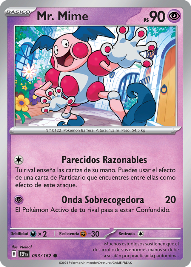 Mr. Mime (Fuerzas Temporales TCG) - WikiDex, la enciclopedia Pokémon