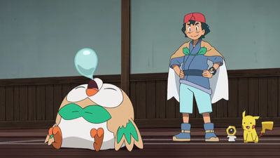 Rowlet de Ash - WikiDex, la enciclopedia Pokémon