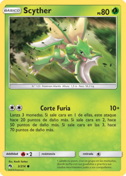 Scyther (Truenos Perdidos TCG) - WikiDex, la enciclopedia Pokémon